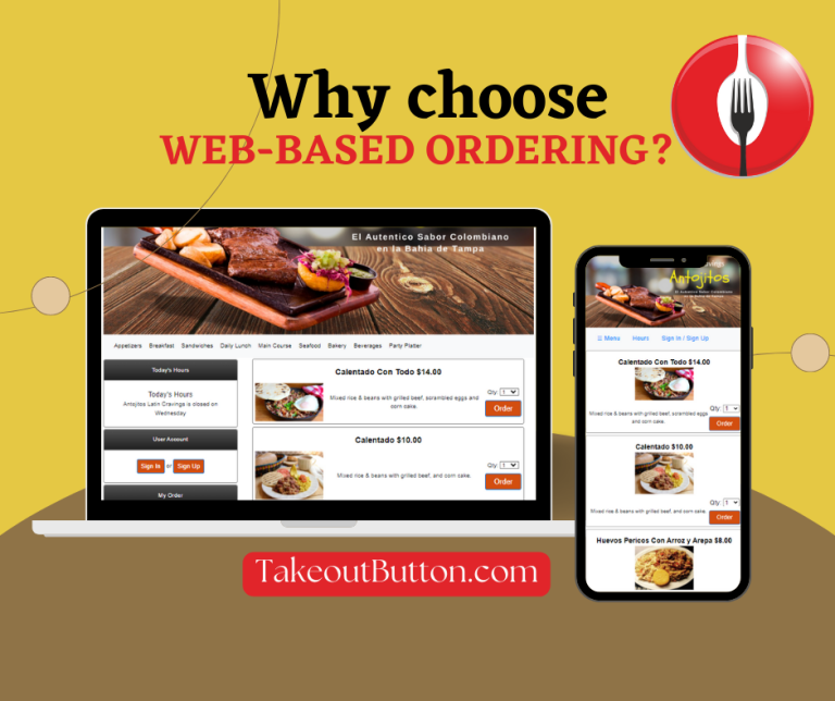 Why Choose Web-Based Ordering Systems? - Takeout Button
